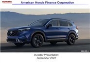 Financial Highlights, documents, presentations and charts | Honda ...